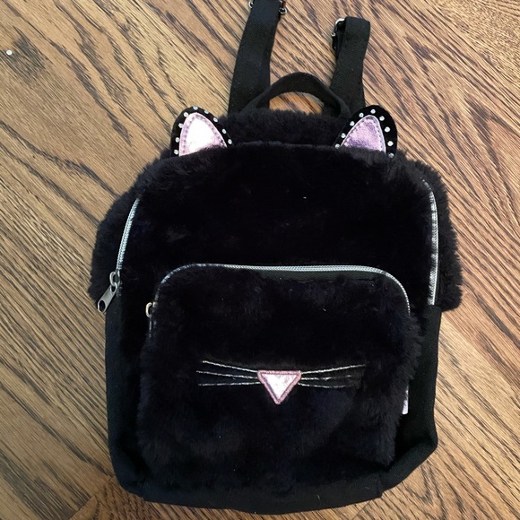 Accessories | Girls Kitty Cat Small Backpack | Poshmark